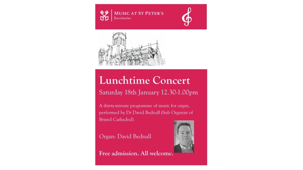 Lunchtime Concert, January 2025 – inDorset